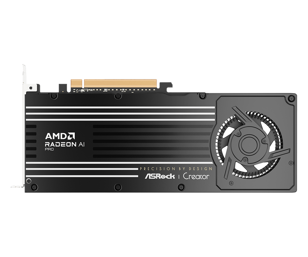 ASRock > AMD Radeon™ AI PRO R9700 Creator 32GB